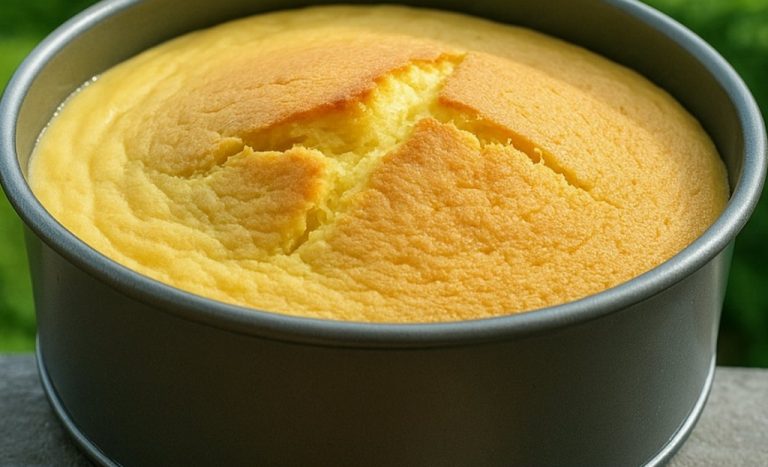 Simple 3 Ingredient Sponge Cake - Delicious Recipe